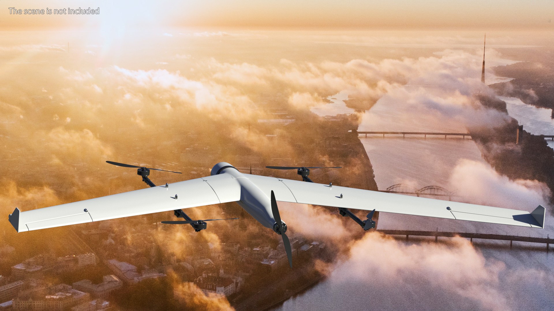 ZALA VTOL Unmanned Aerial Vehicle Rigged For Maya 3D Model - TurboSquid ...