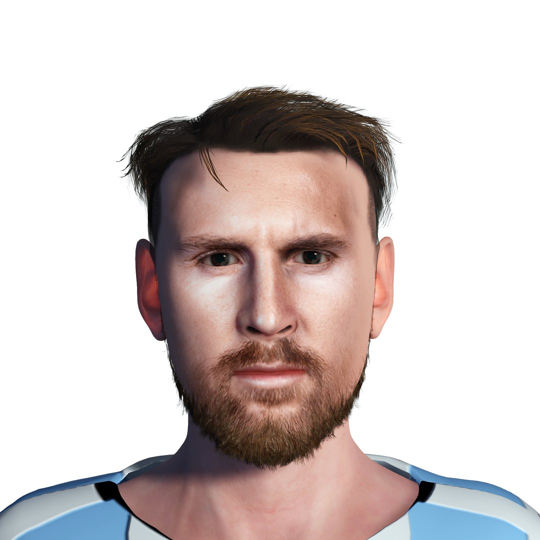 modèle 3D de Lionel Messi famous soccer player 3D Rigged model ready ...