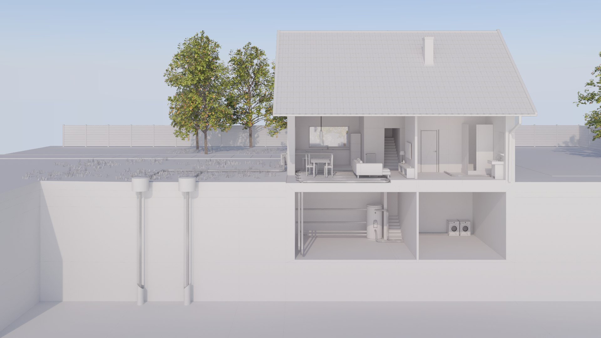 3D Heat Pump System - TurboSquid 1994859