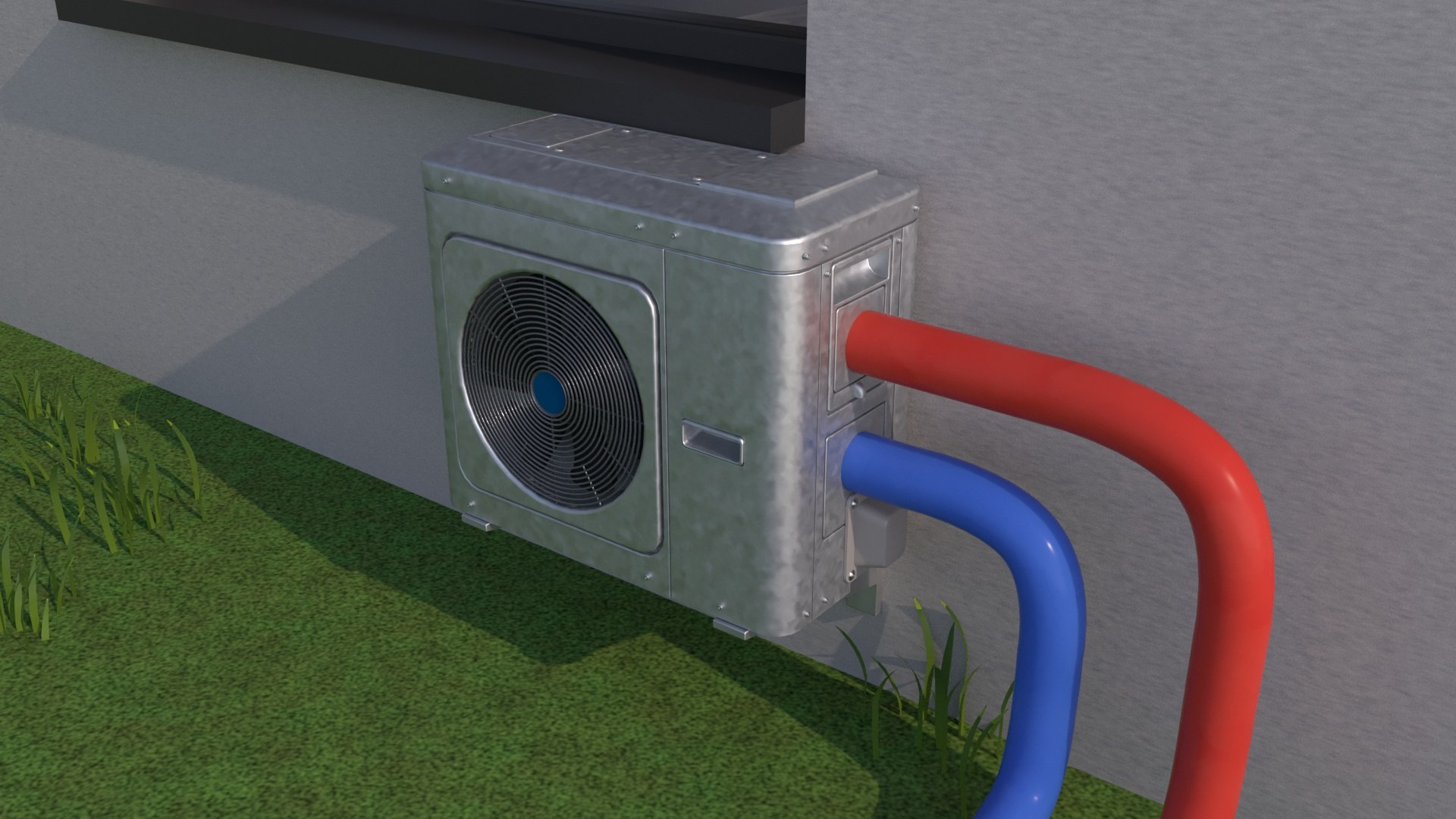 3D Heat Pump System - TurboSquid 1994859