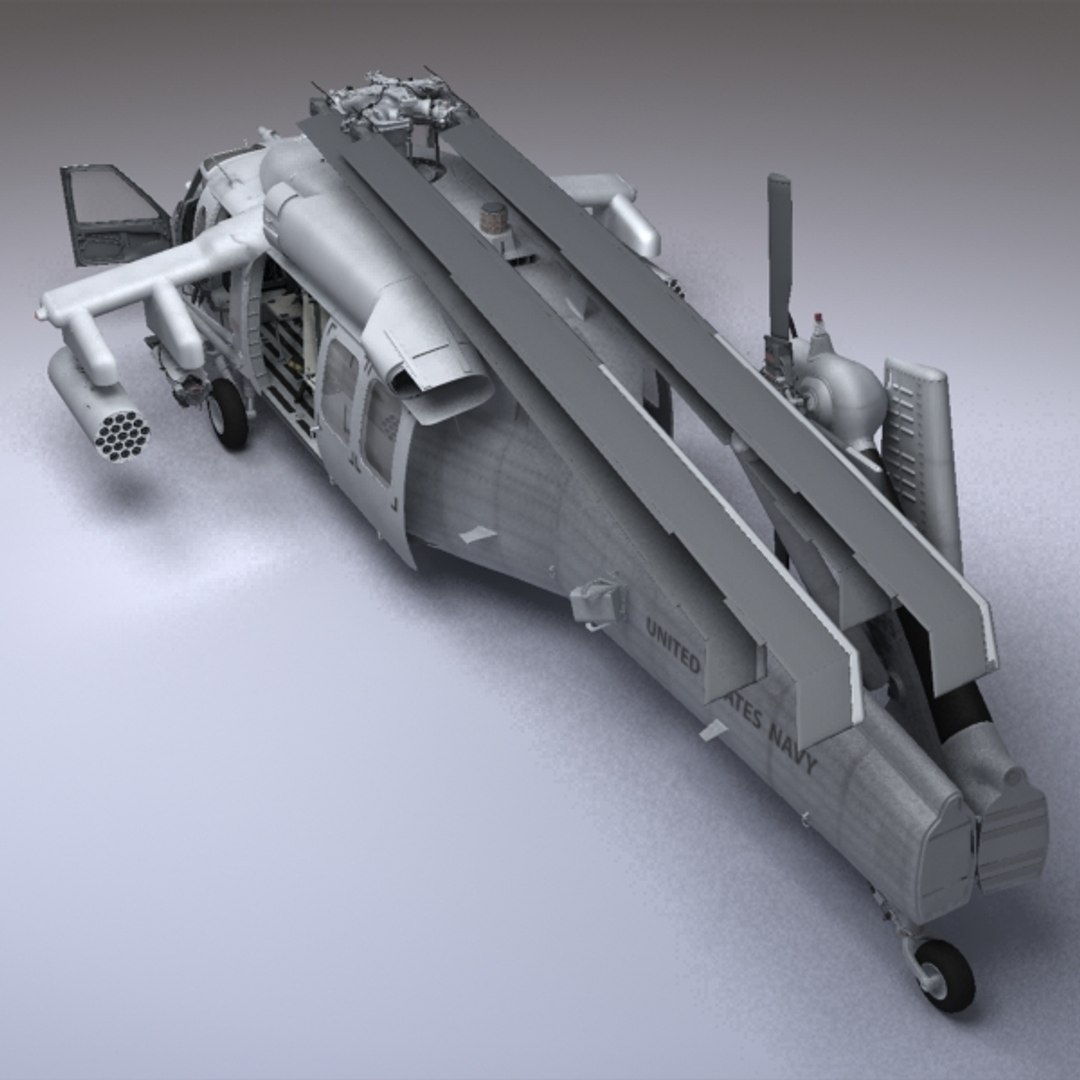 s-70 battlehawk uh60 blackhawk 3d model