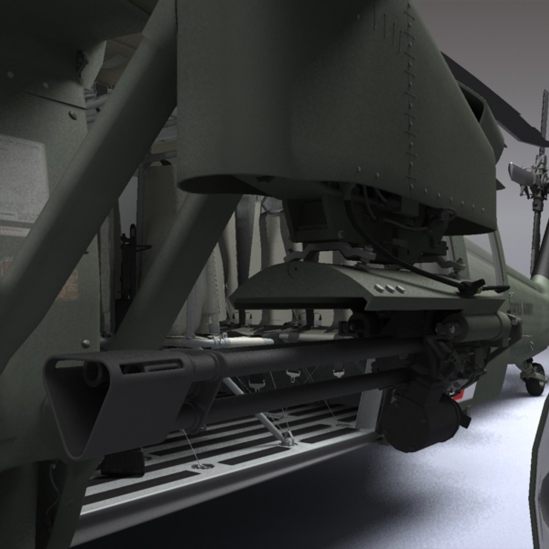s-70 battlehawk uh60 blackhawk 3d model