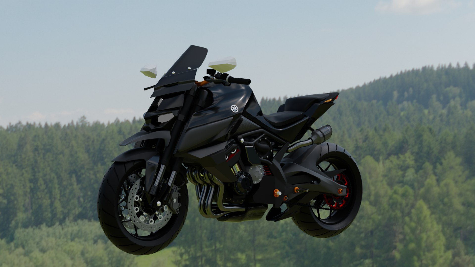 3D M-slaz V4 800cc Original M-slaz150 Cc Model - TurboSquid 1845643