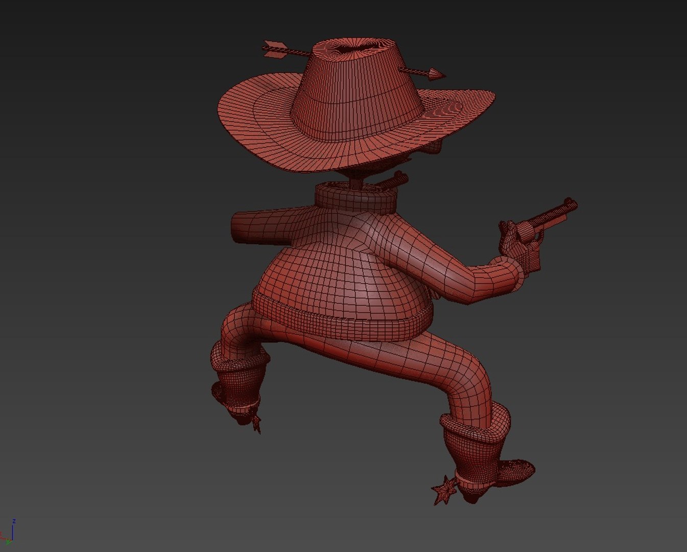 Cartoon Cowboy 3D Model - TurboSquid 1485595