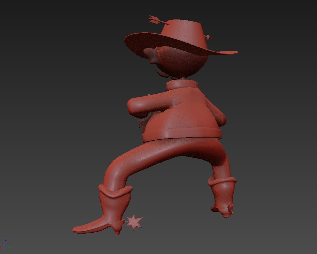 Cartoon Cowboy 3D Model - TurboSquid 1485595