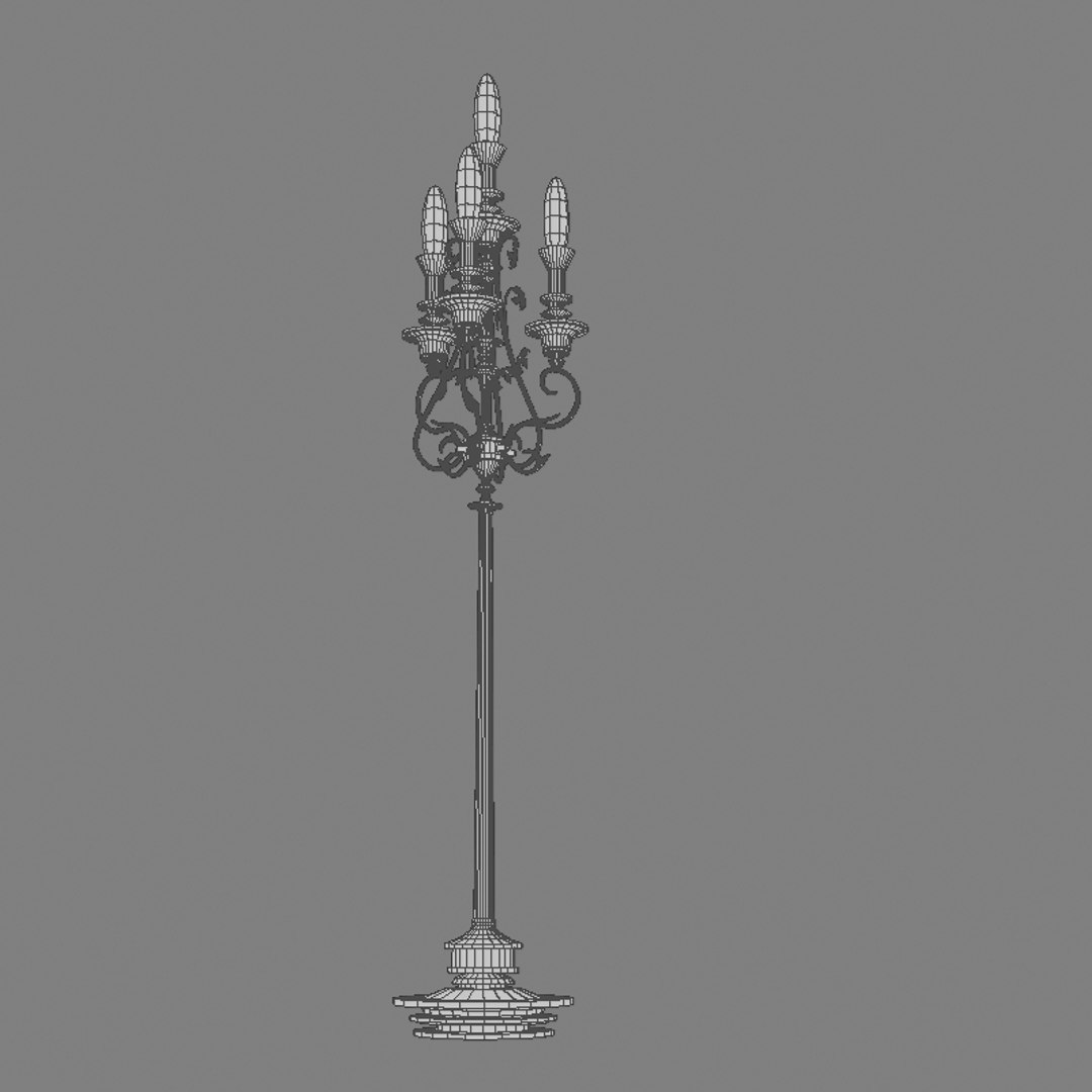 Classic Lamp 3d Model