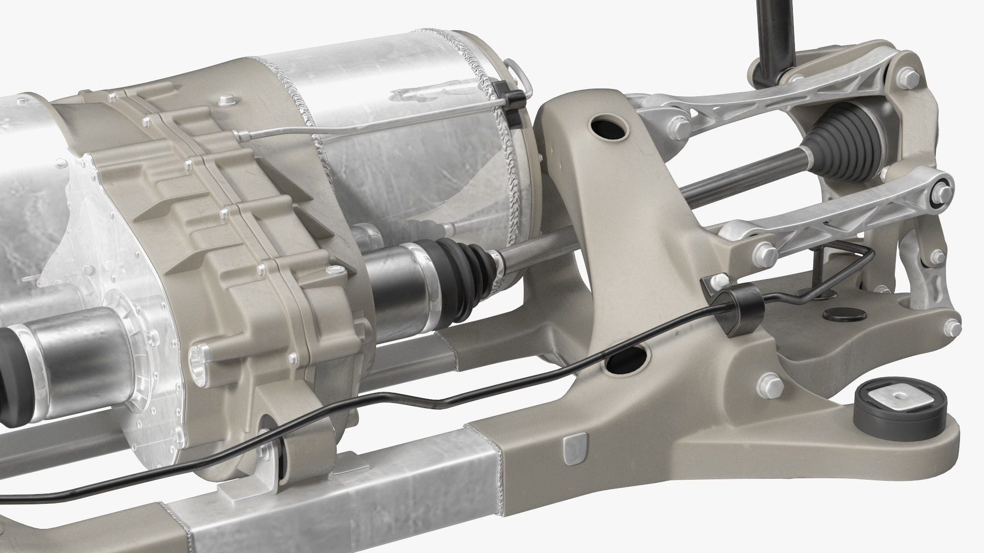 Electric Car Rear Suspension Assembly 3D Model - TurboSquid 2261351