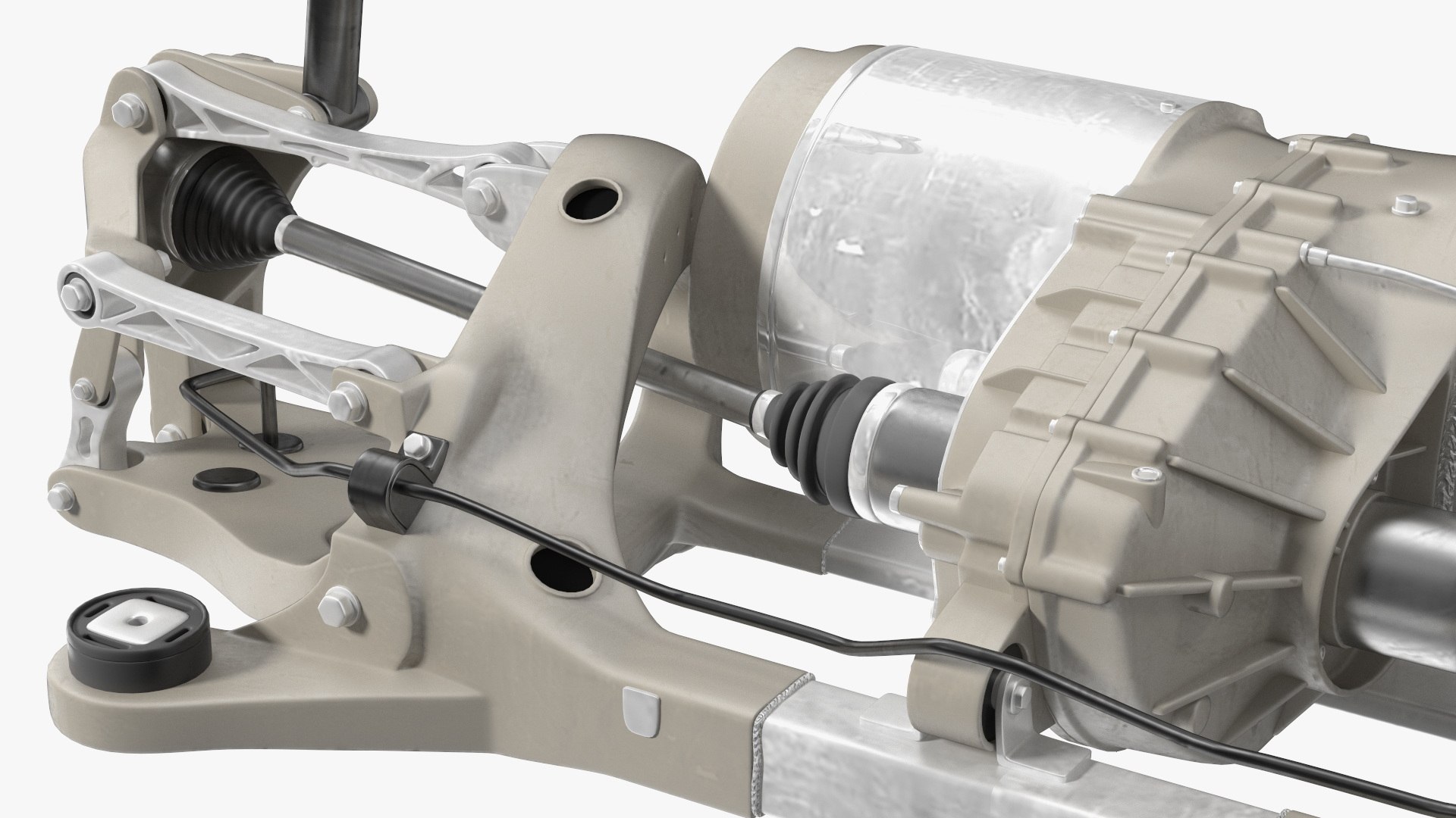 Electric Car Rear Suspension Assembly 3D Model - TurboSquid 2261351