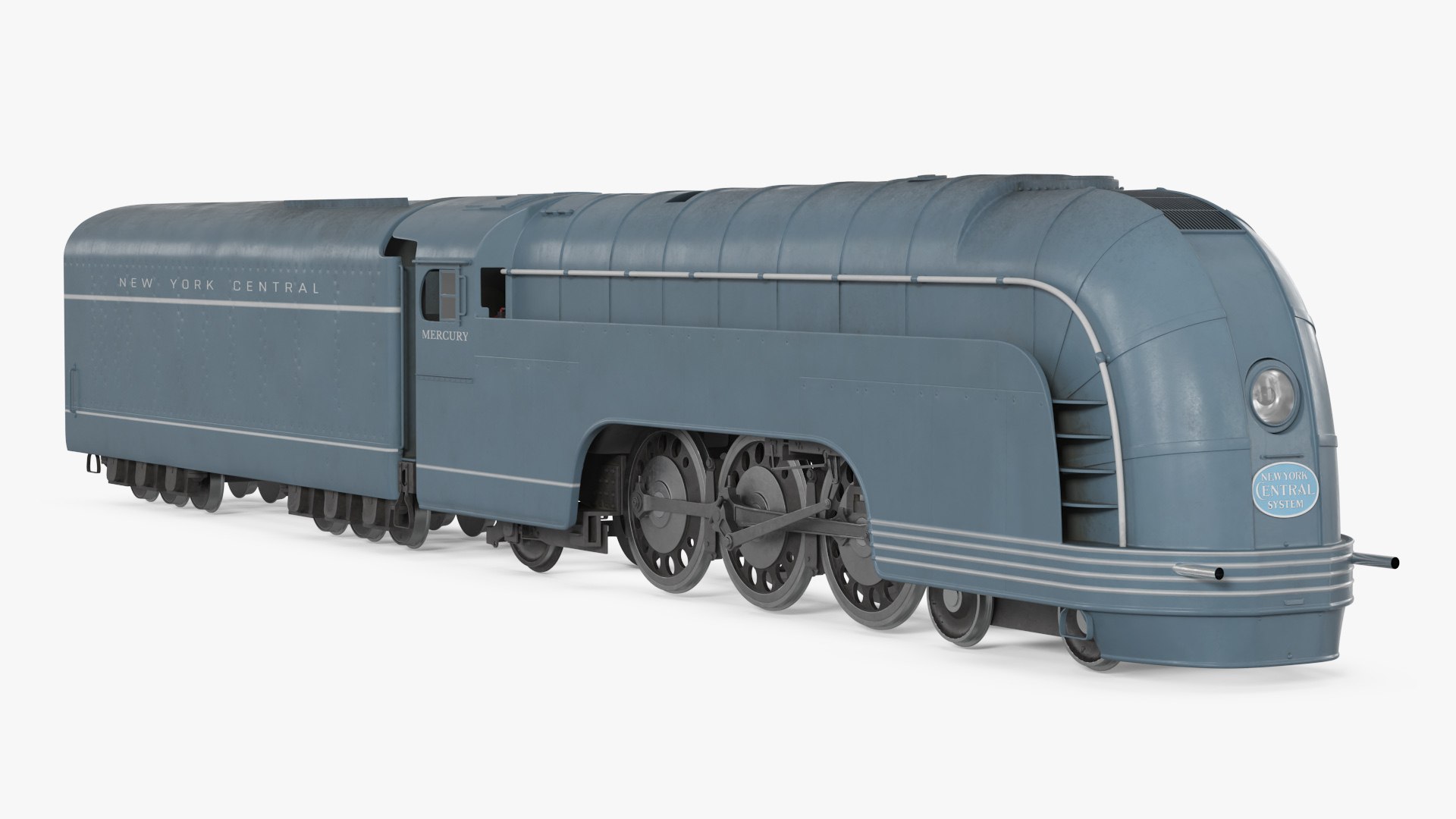 3D NYC Mercury Locomotive - TurboSquid 2426492