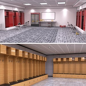 3D Locker-Room Models | TurboSquid