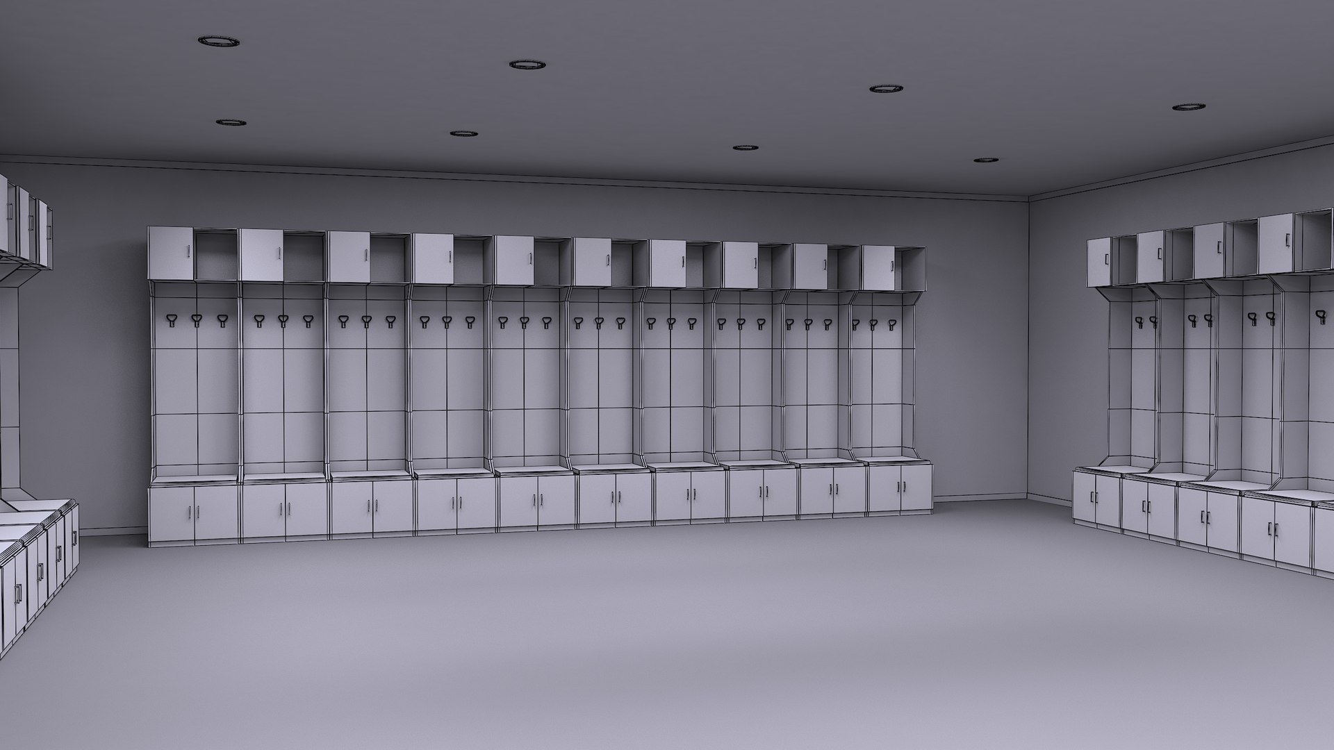 3D Locker Room Collection model - TurboSquid 1726717