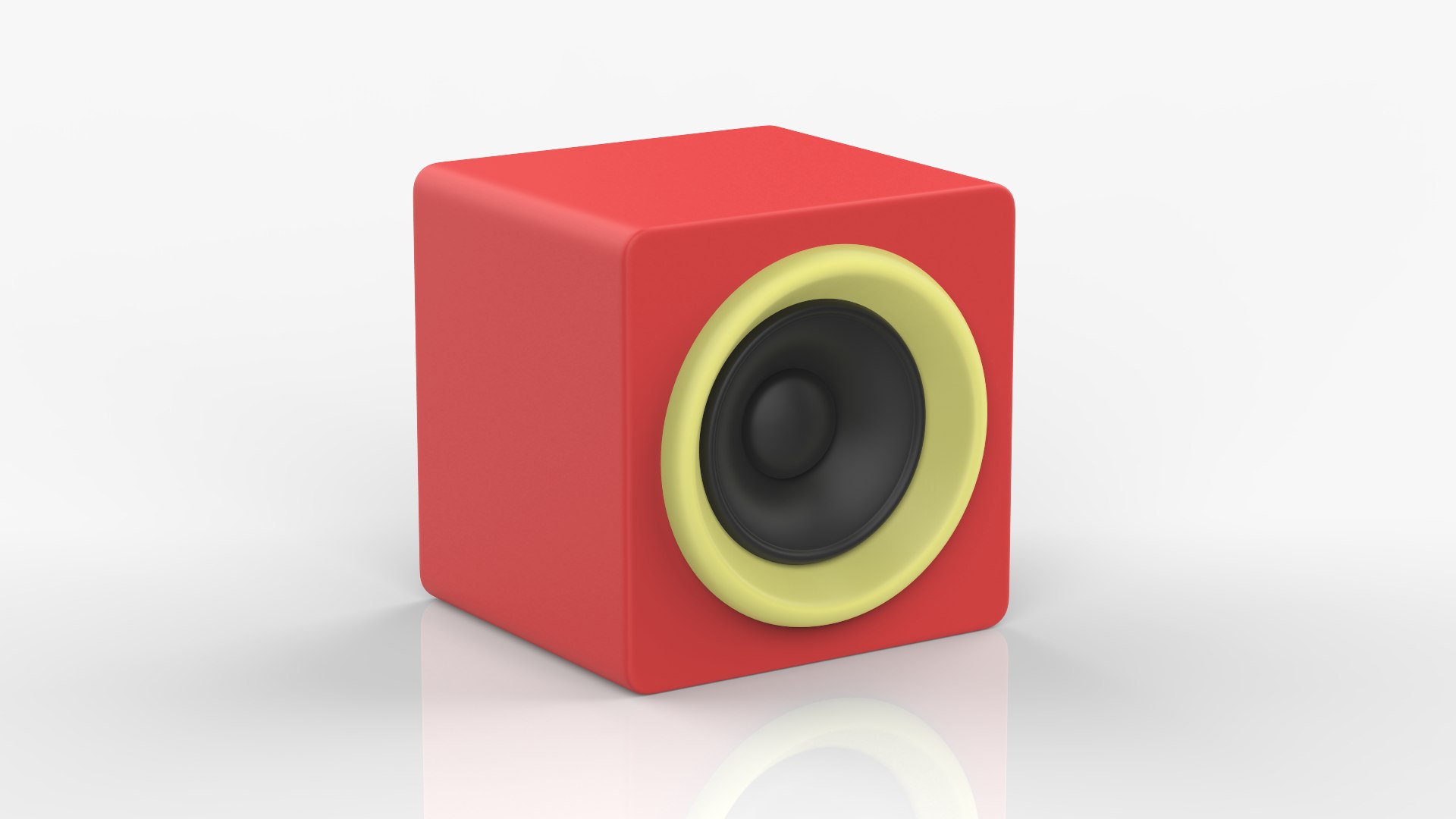 Stylized LoudSpeaker Icon 3D Model - TurboSquid 2414193