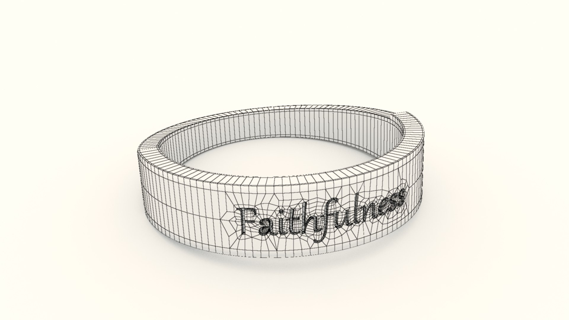 Faithfulness Ring Female Platinum Model - TurboSquid 1874816