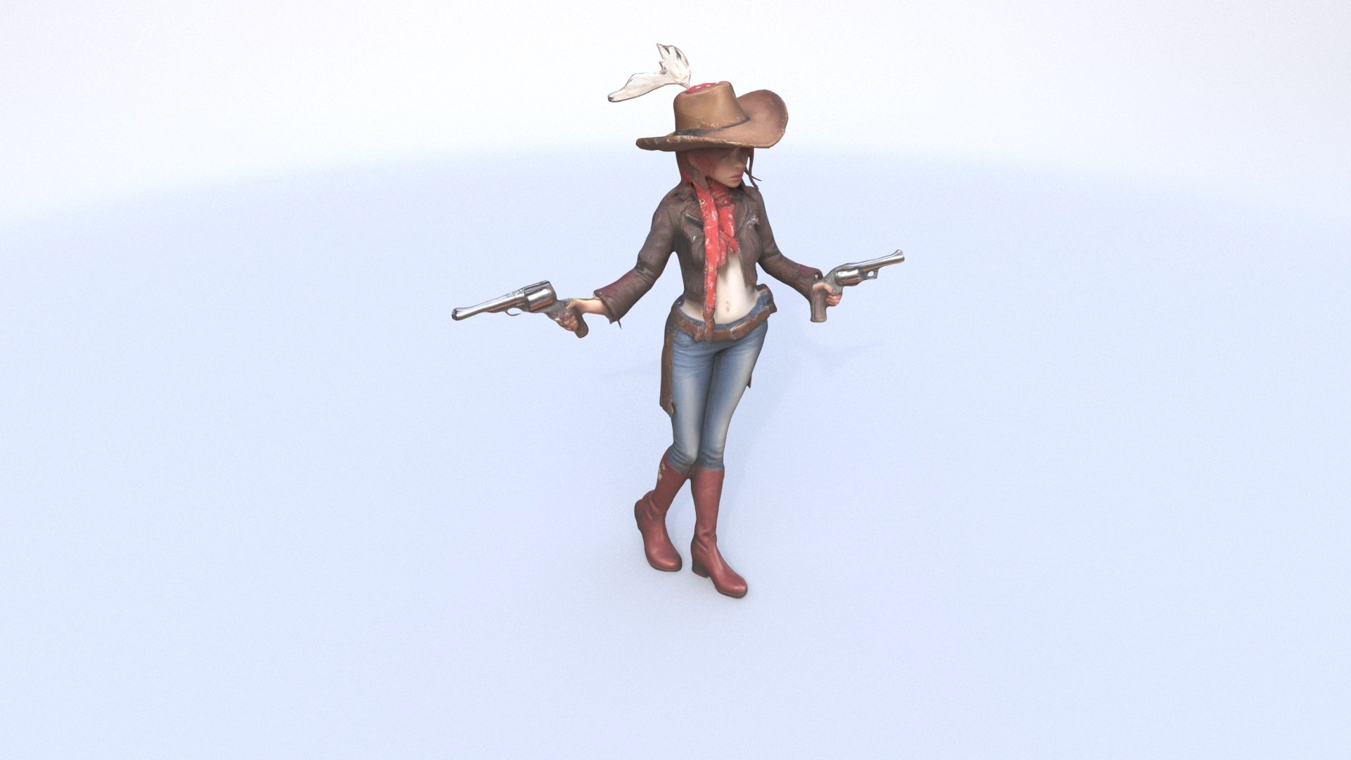 Cowboy2 3D Model - TurboSquid 2335050