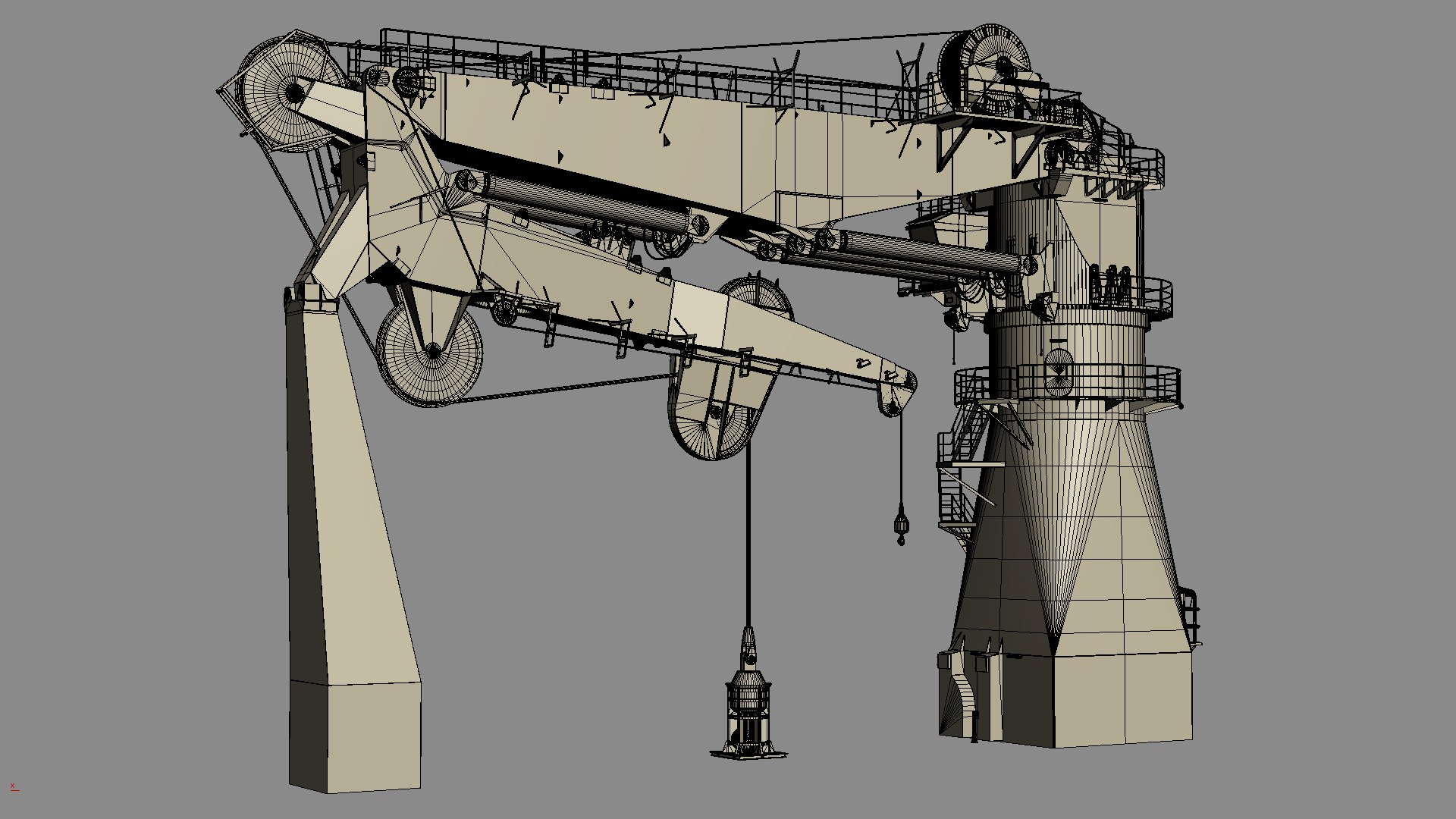 Great Ship Crane NOV 2 3D model - TurboSquid 2014380