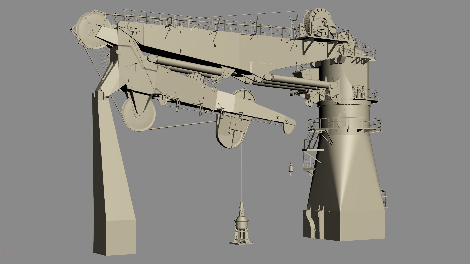 Great Ship Crane NOV 2 3D model - TurboSquid 2014380