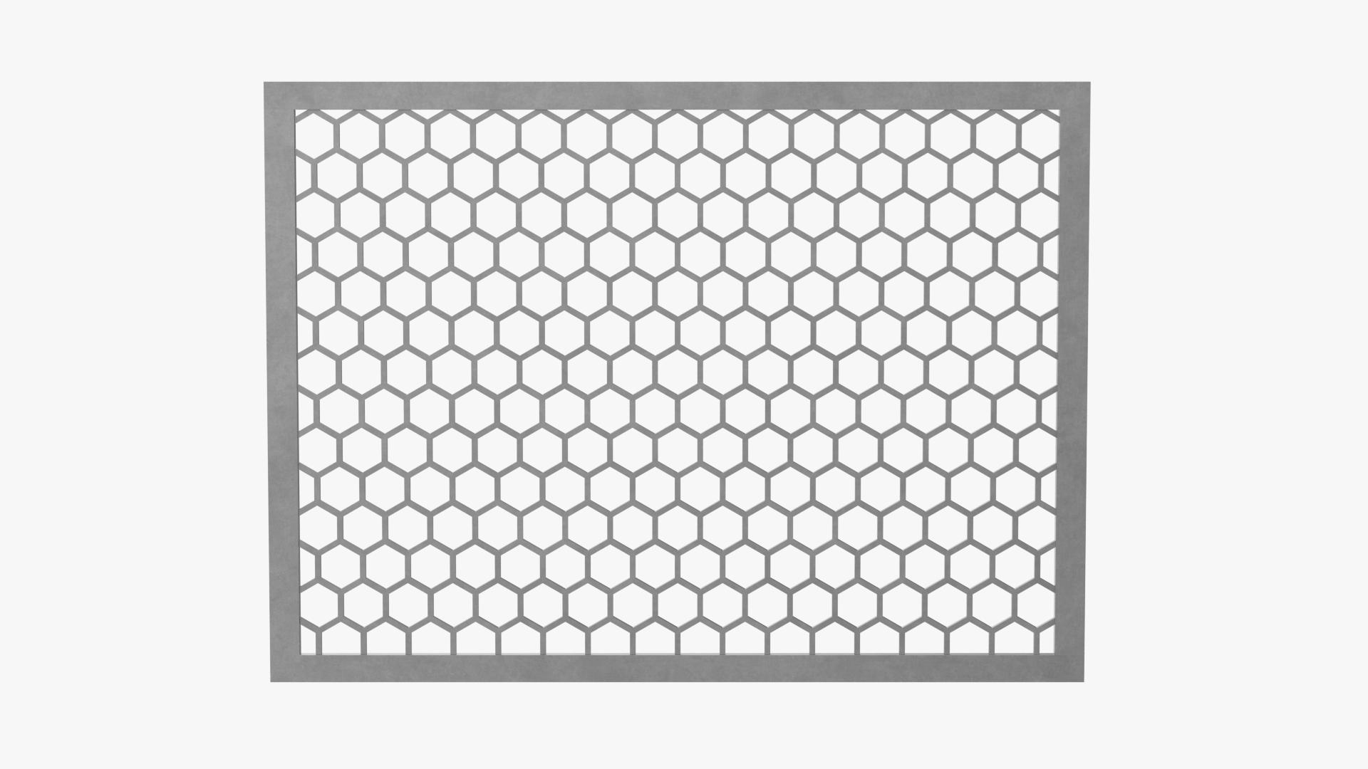 Honeycomb Grid Panel 3D - TurboSquid 2218221