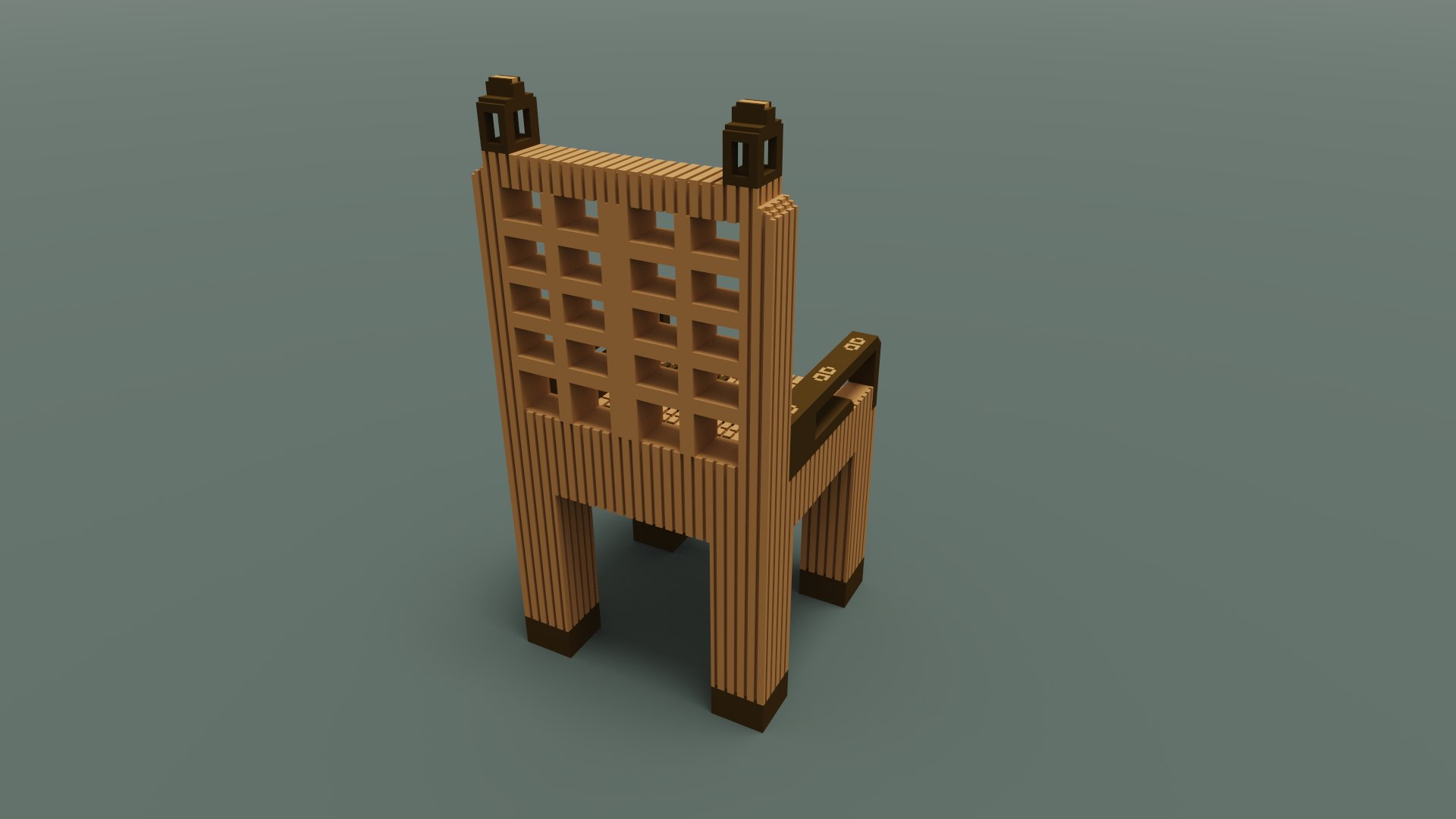Voxel Chair 3D Model - TurboSquid 1816751