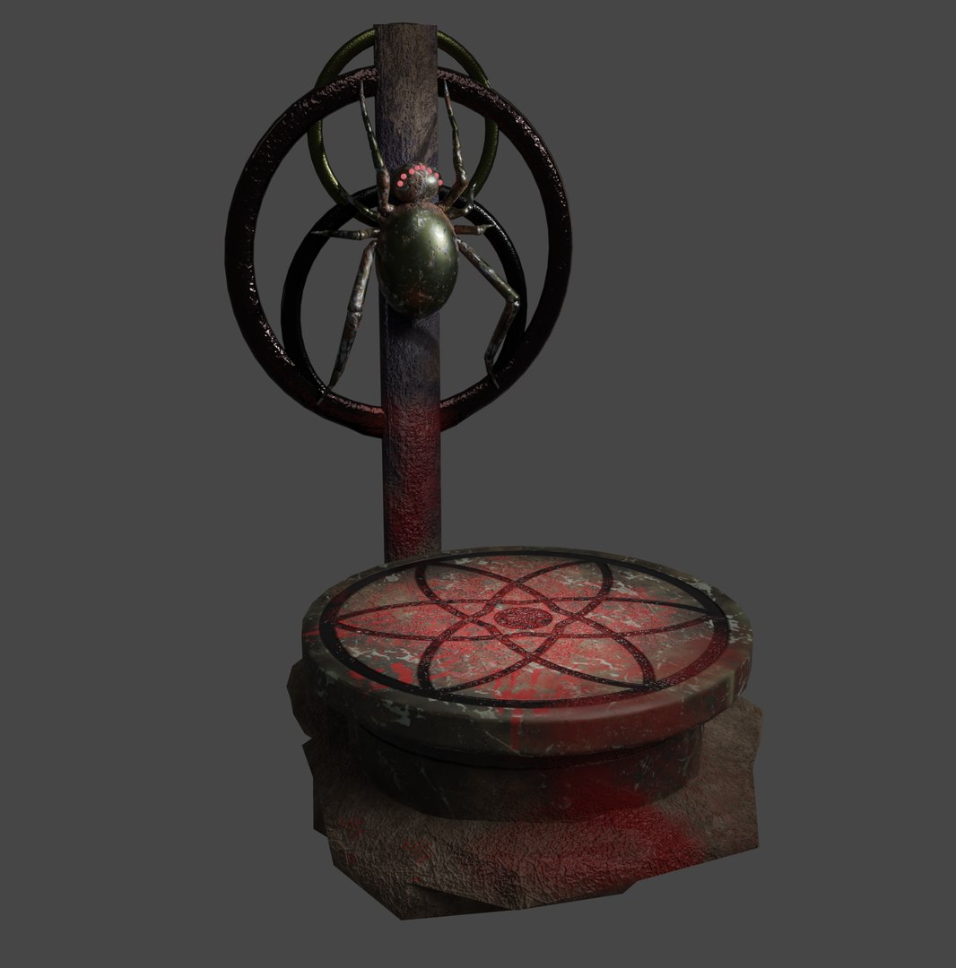 3D Altar Of The Goddess Lolth PBR Game-ready Low-poly - TurboSquid 2017247