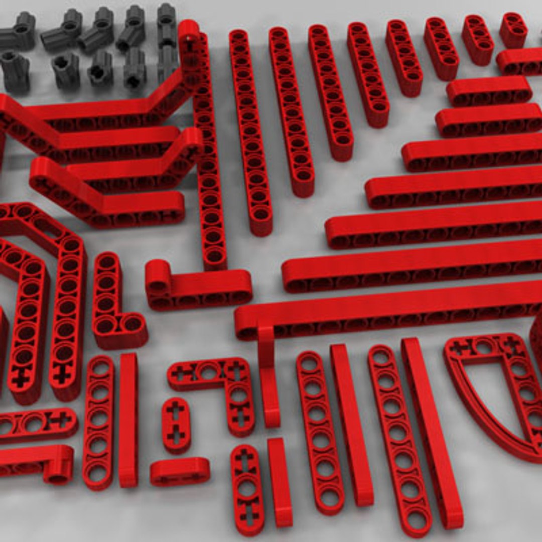 technic bricks build 3d model