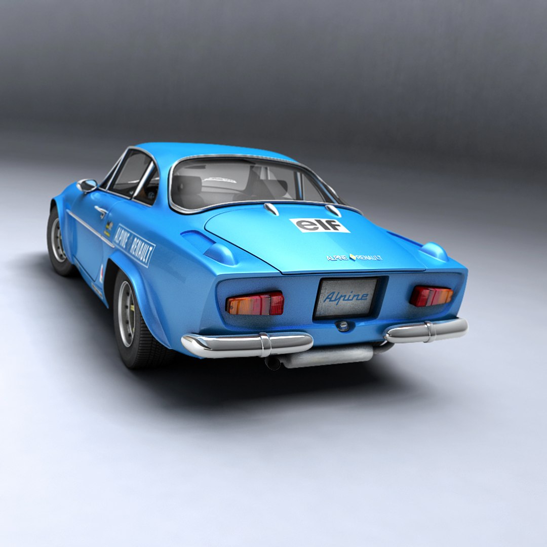 Renault Alpine 110 3d Model