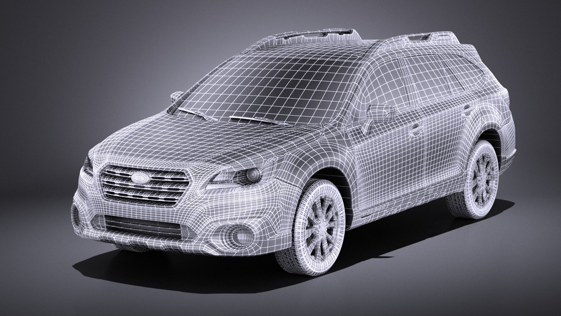 3D Subaru 2017 Outback - TurboSquid 1244441