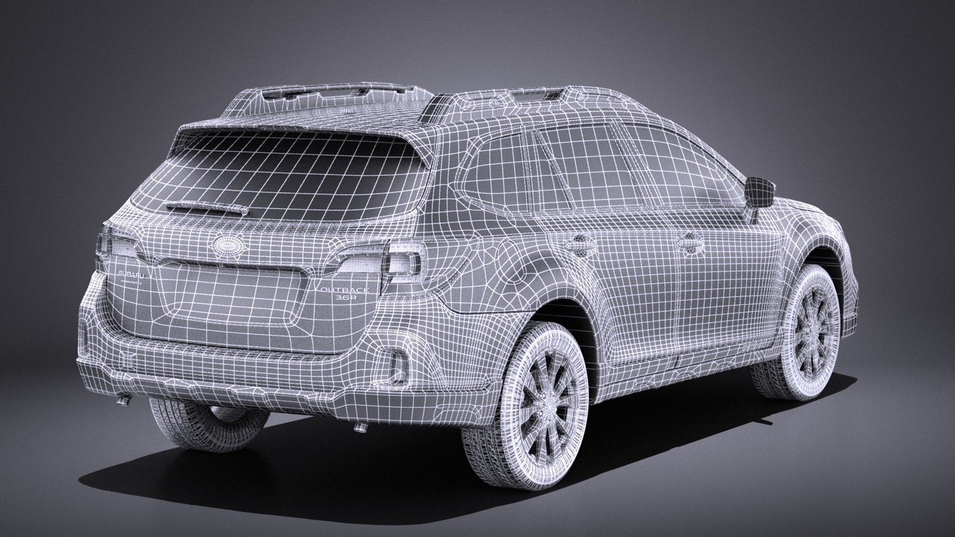 3D Subaru 2017 Outback - TurboSquid 1244441