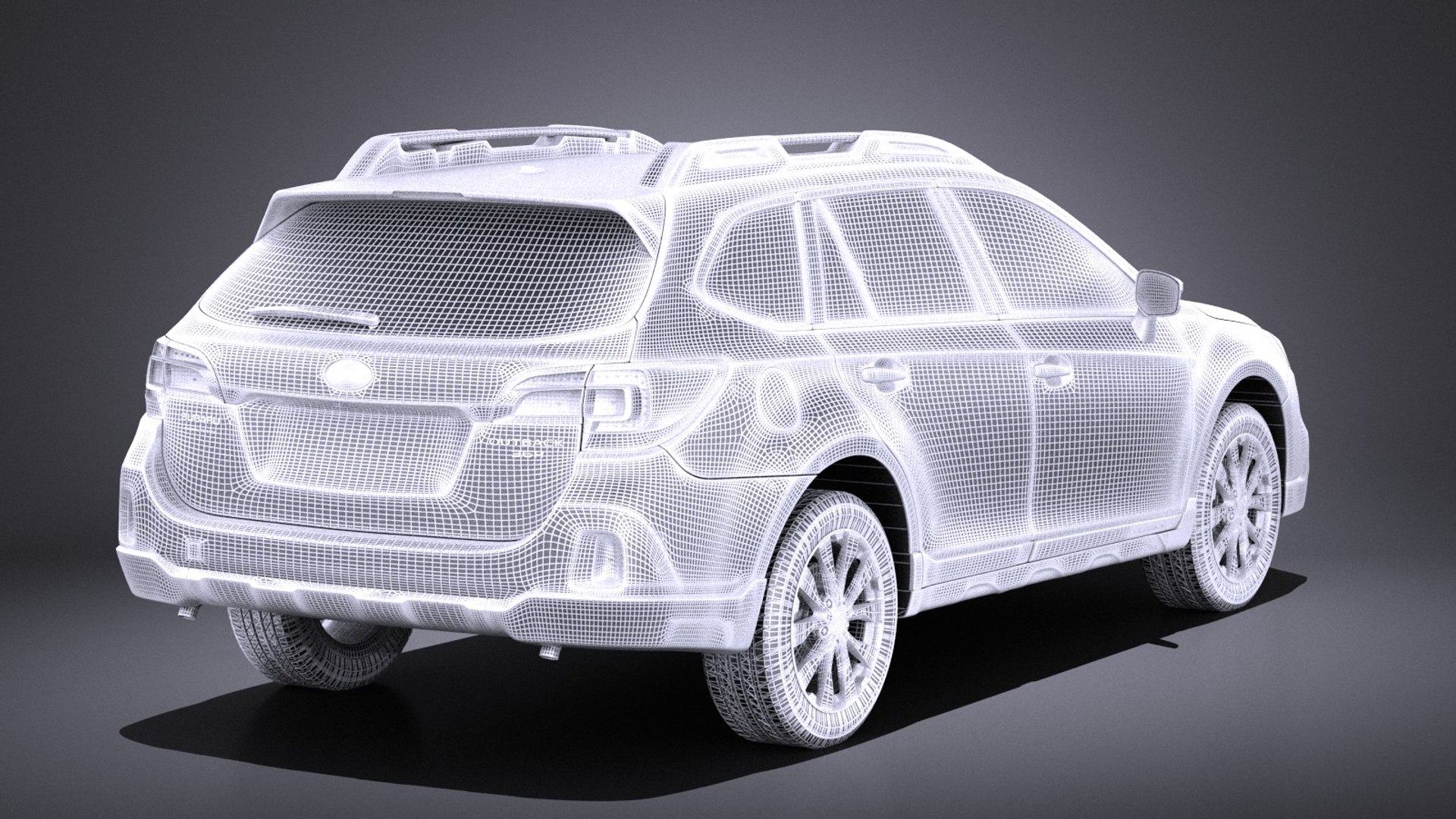 3D Subaru 2017 Outback - TurboSquid 1244441