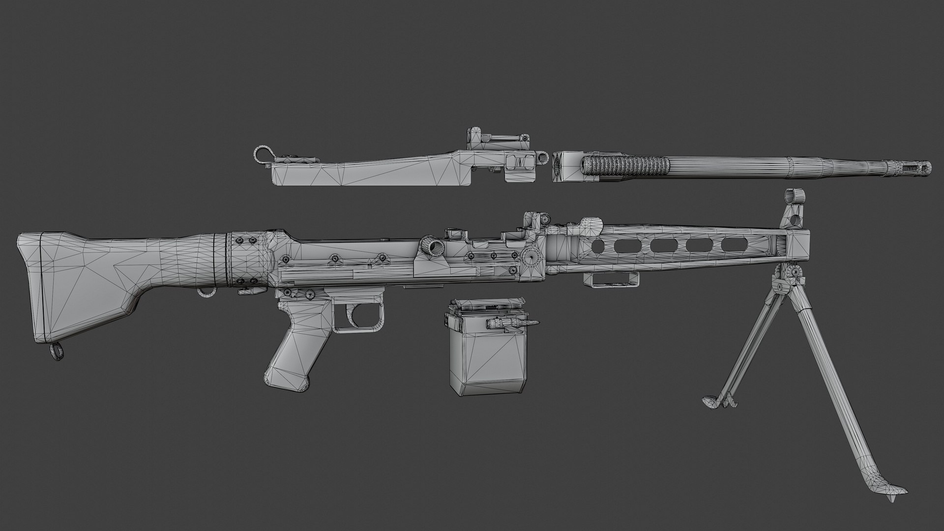 Sig MG710 3D - TurboSquid 2222896