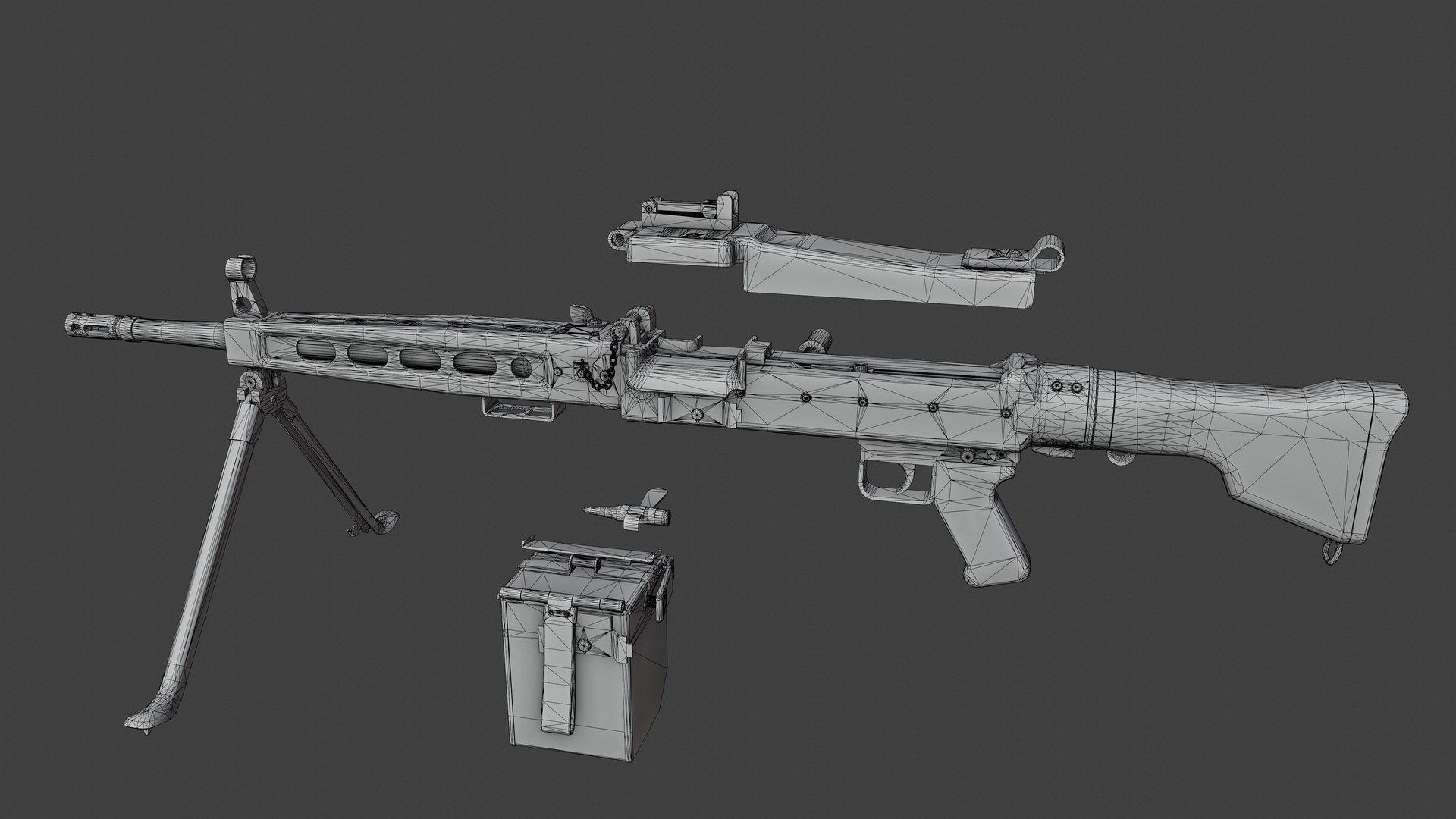 Sig MG710 3D - TurboSquid 2222896