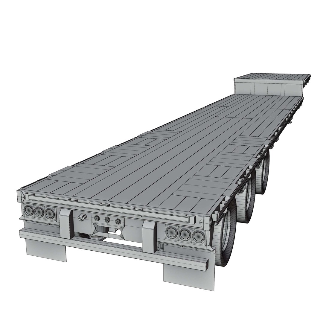 3D Kalyn Siebert Tridem DropDeck Model - TurboSquid 1973256