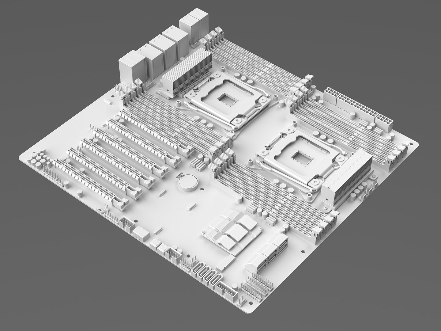 3D Gaming Motherboard Model - TurboSquid 2059564