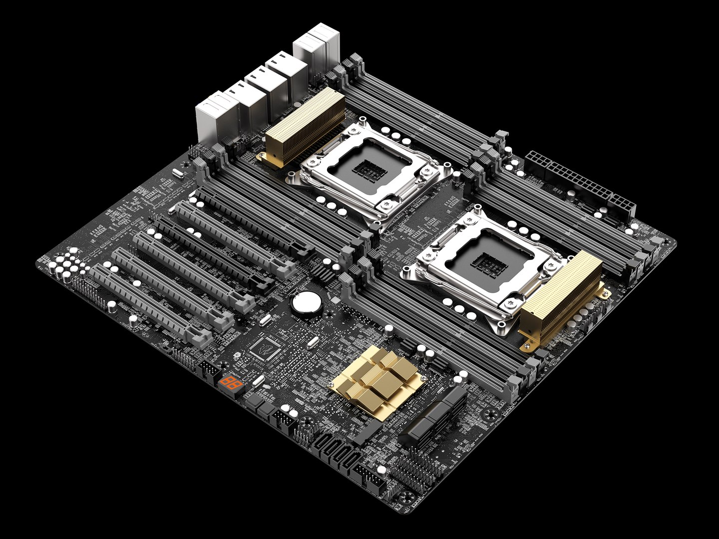 3D Gaming Motherboard Model - TurboSquid 2059564