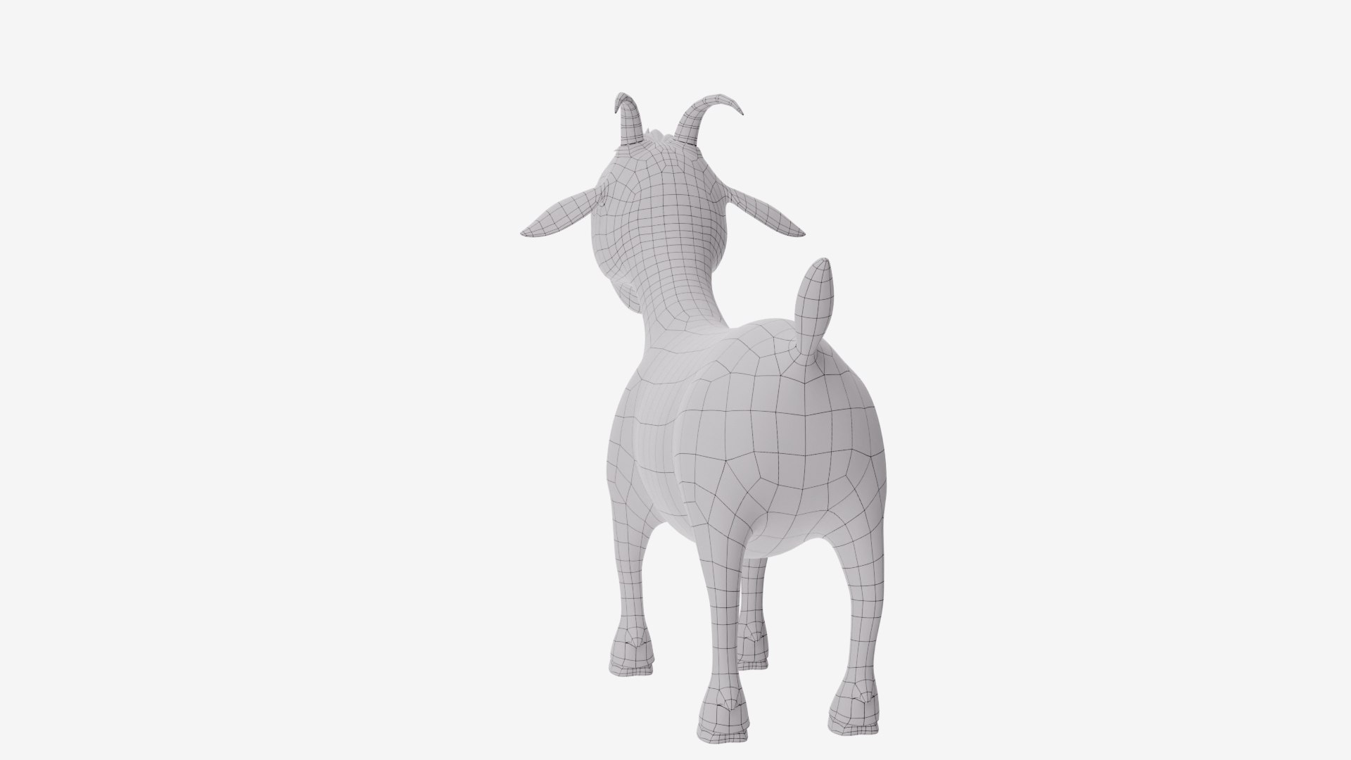 Cartoon Goats 3D Model - TurboSquid 2219244