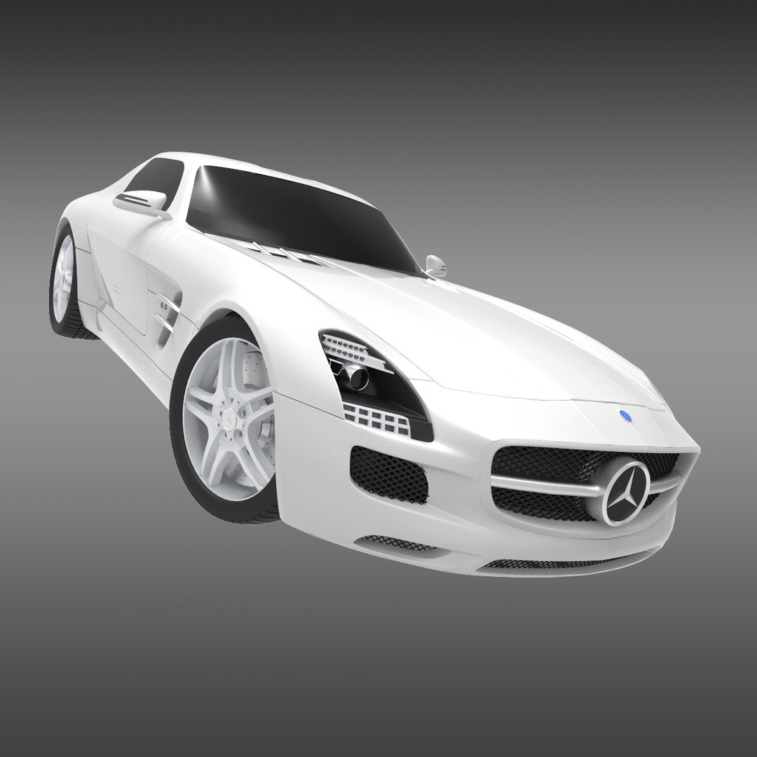 3ds max mercedes benz sls