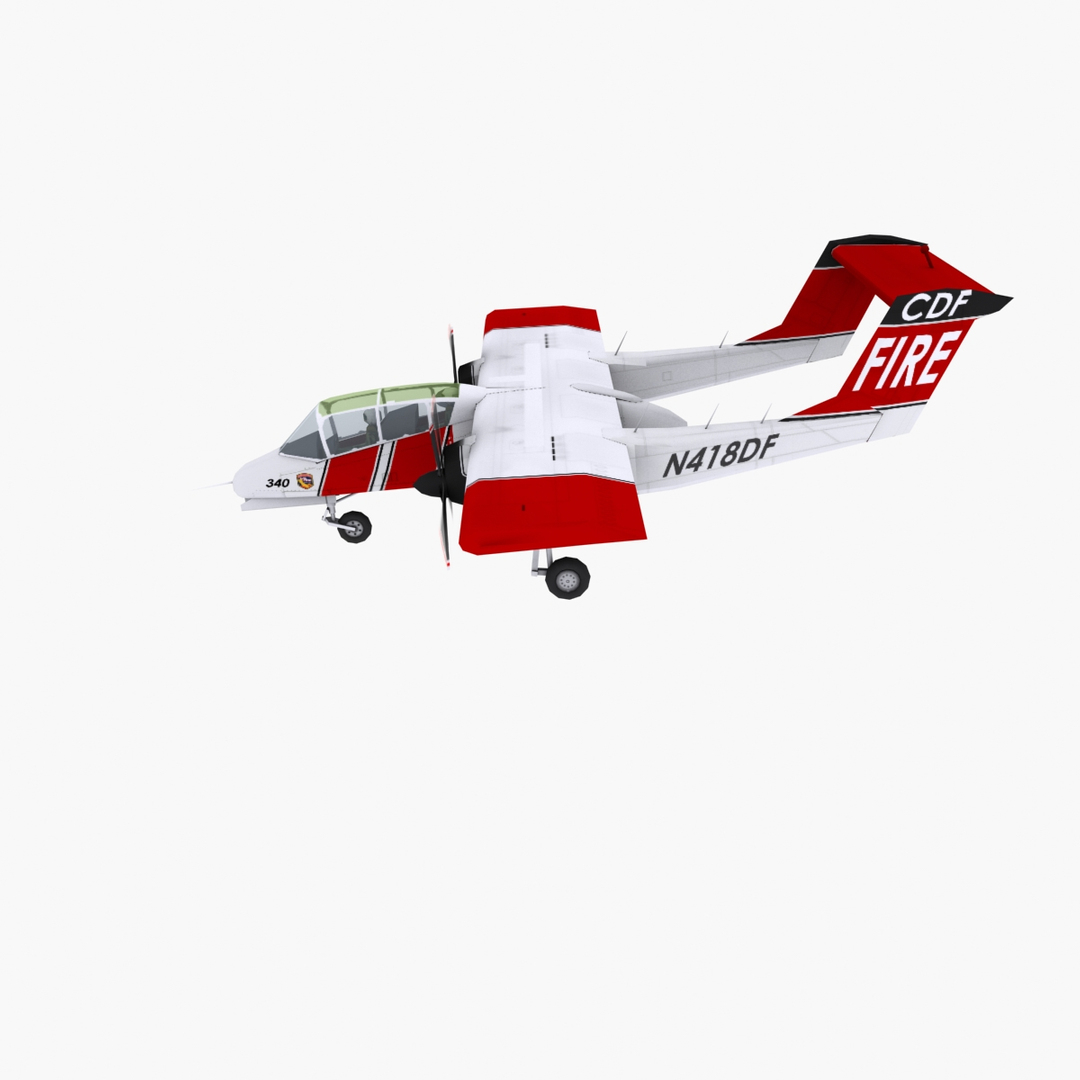 3d north american ov-10 bronco