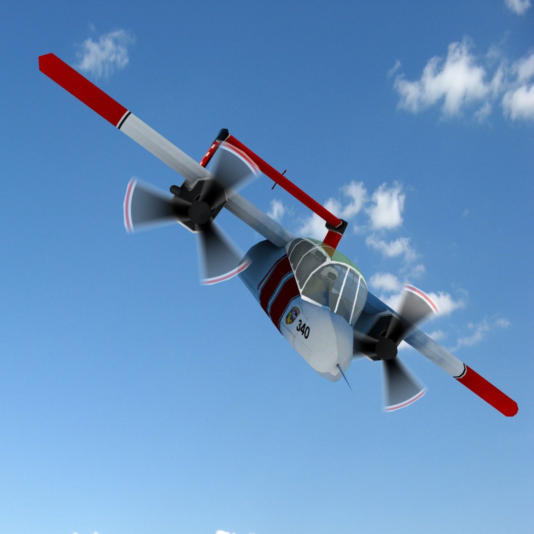 3d north american ov-10 bronco