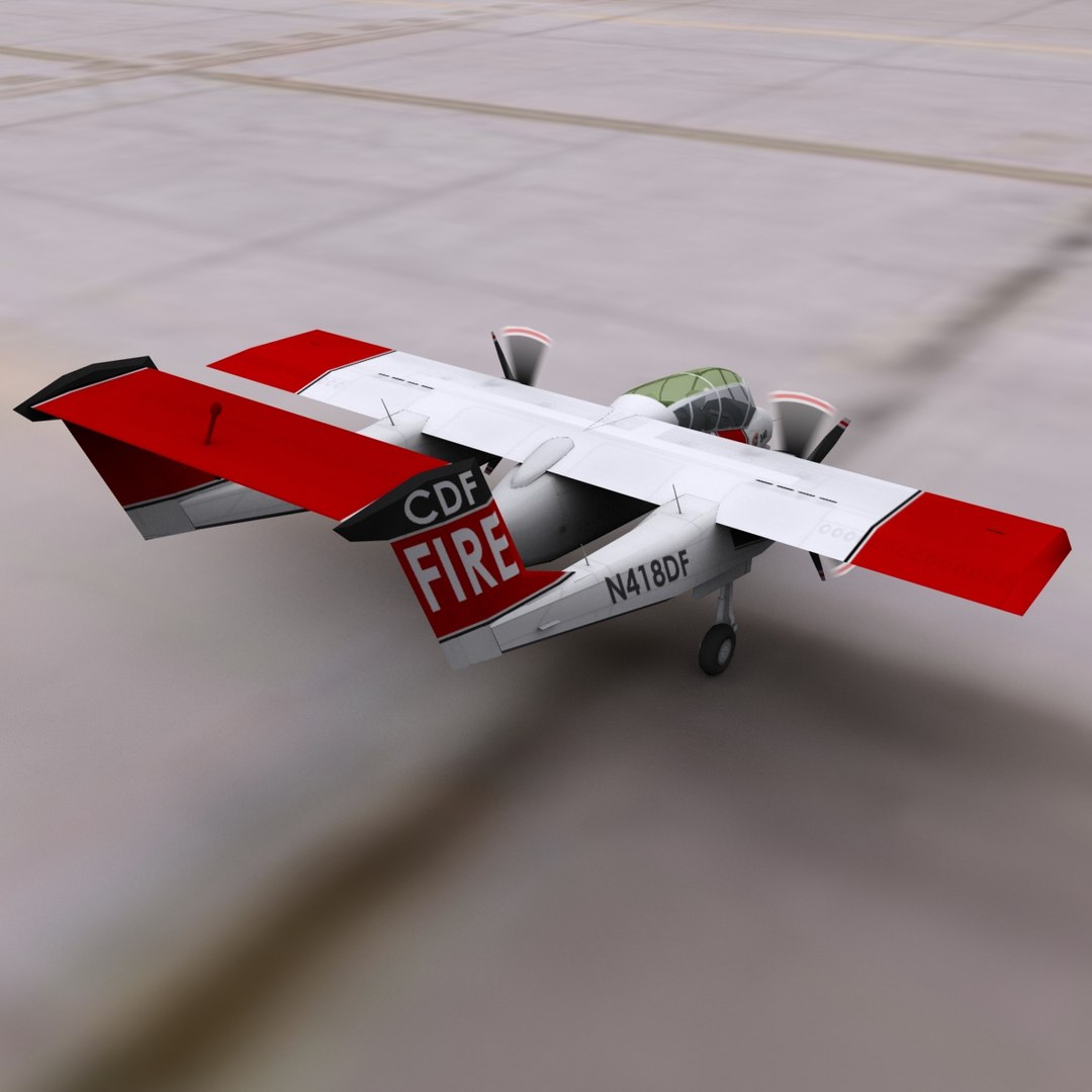 3d north american ov-10 bronco