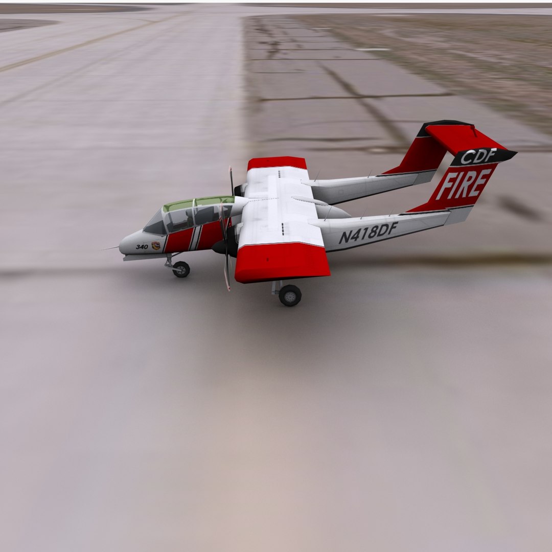 3d north american ov-10 bronco
