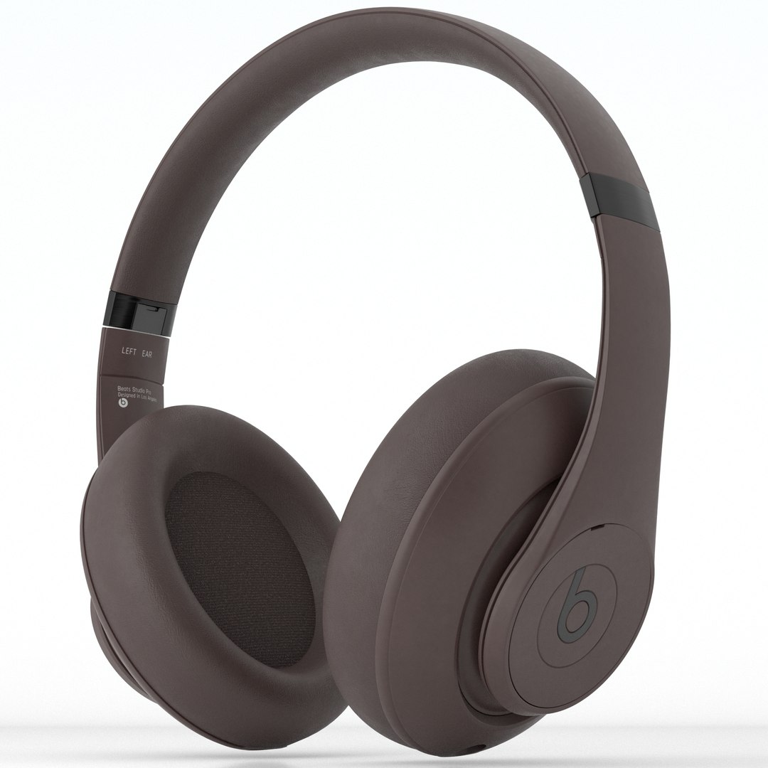 3D Beats Studio Pro Wireless Headphones Deep Brown Model - TurboSquid ...