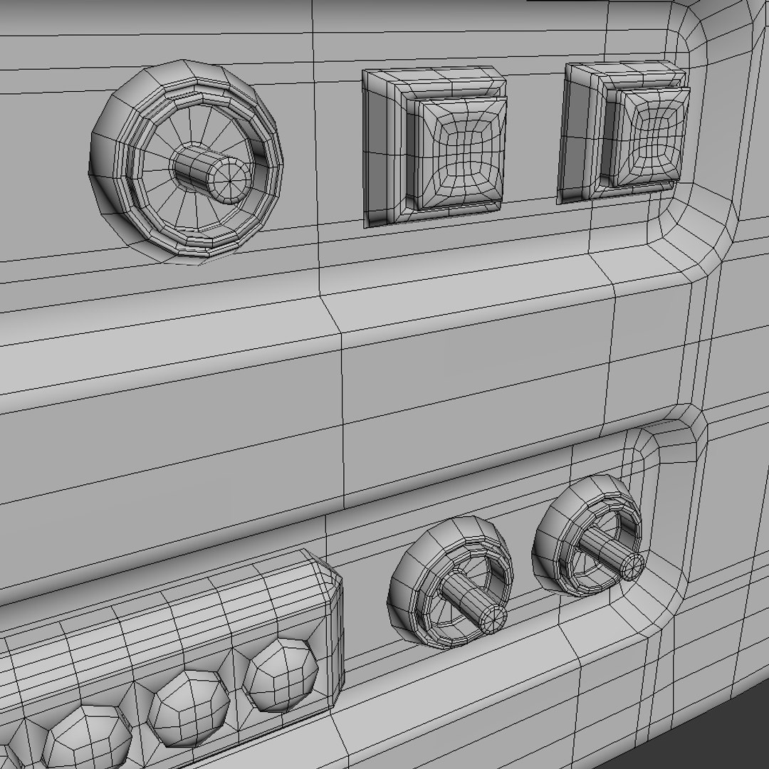 3D control panel - TurboSquid 1290922