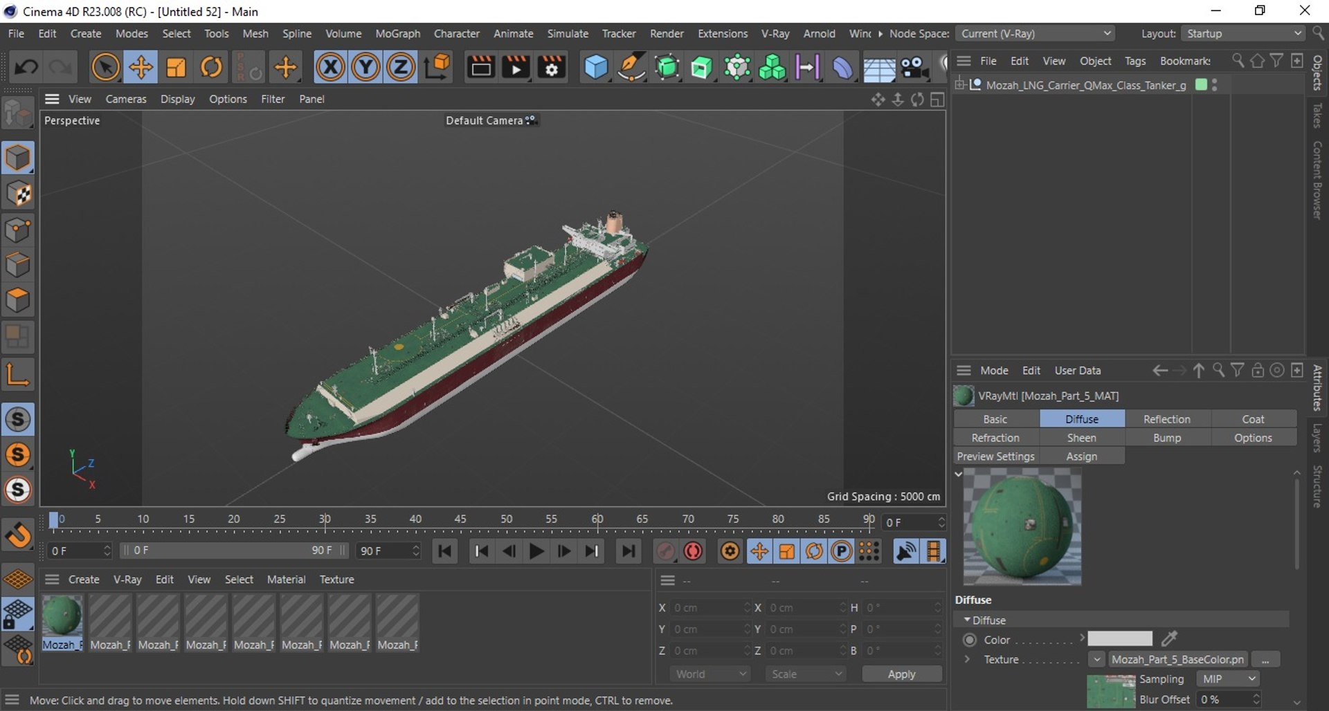 Mozah LNG Carrier Q-Max Class Tanker 3D - TurboSquid 2445947