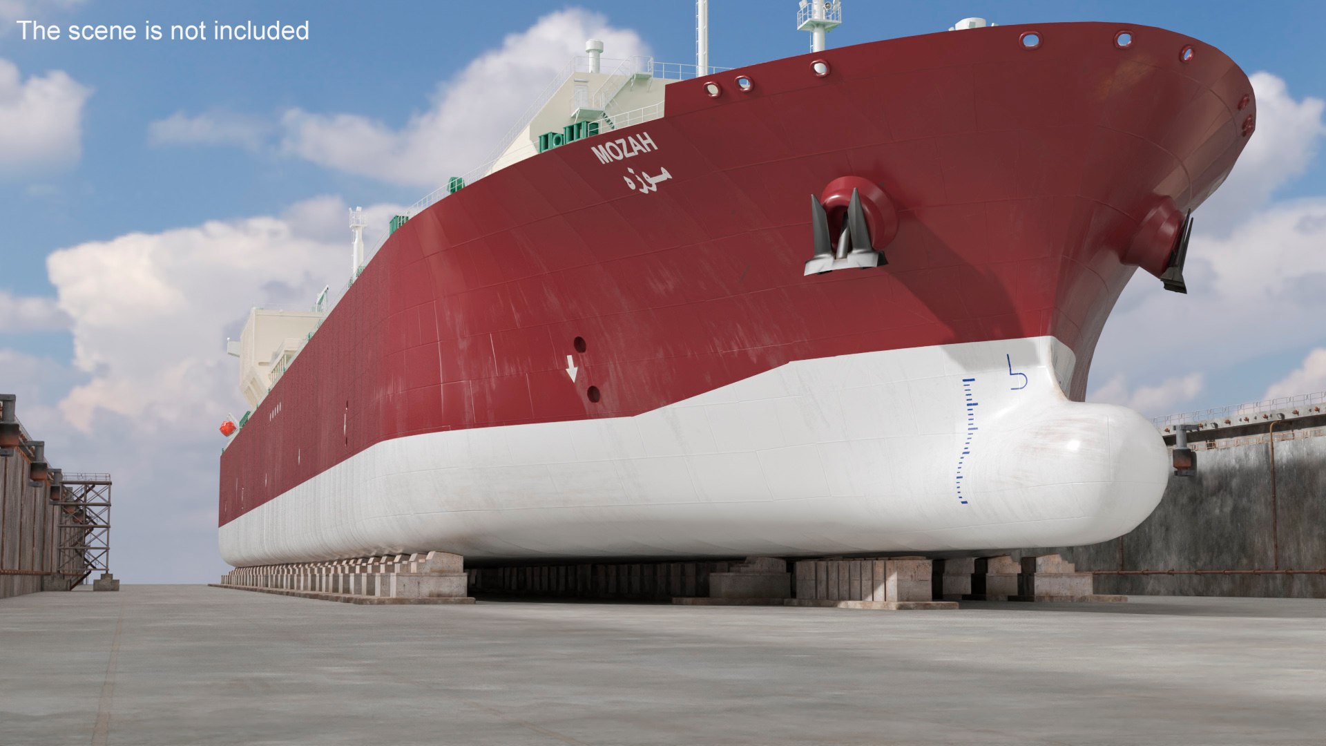Mozah LNG Carrier Q-Max Class Tanker 3D - TurboSquid 2445947