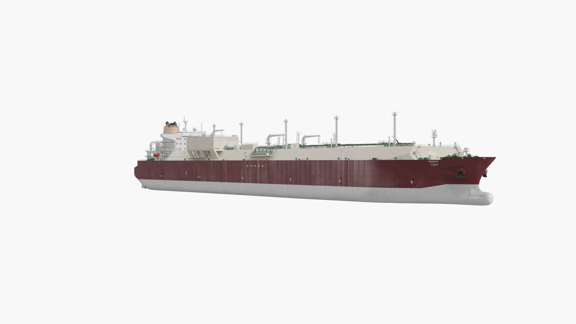 Mozah LNG Carrier Q-Max Class Tanker 3D - TurboSquid 2445947