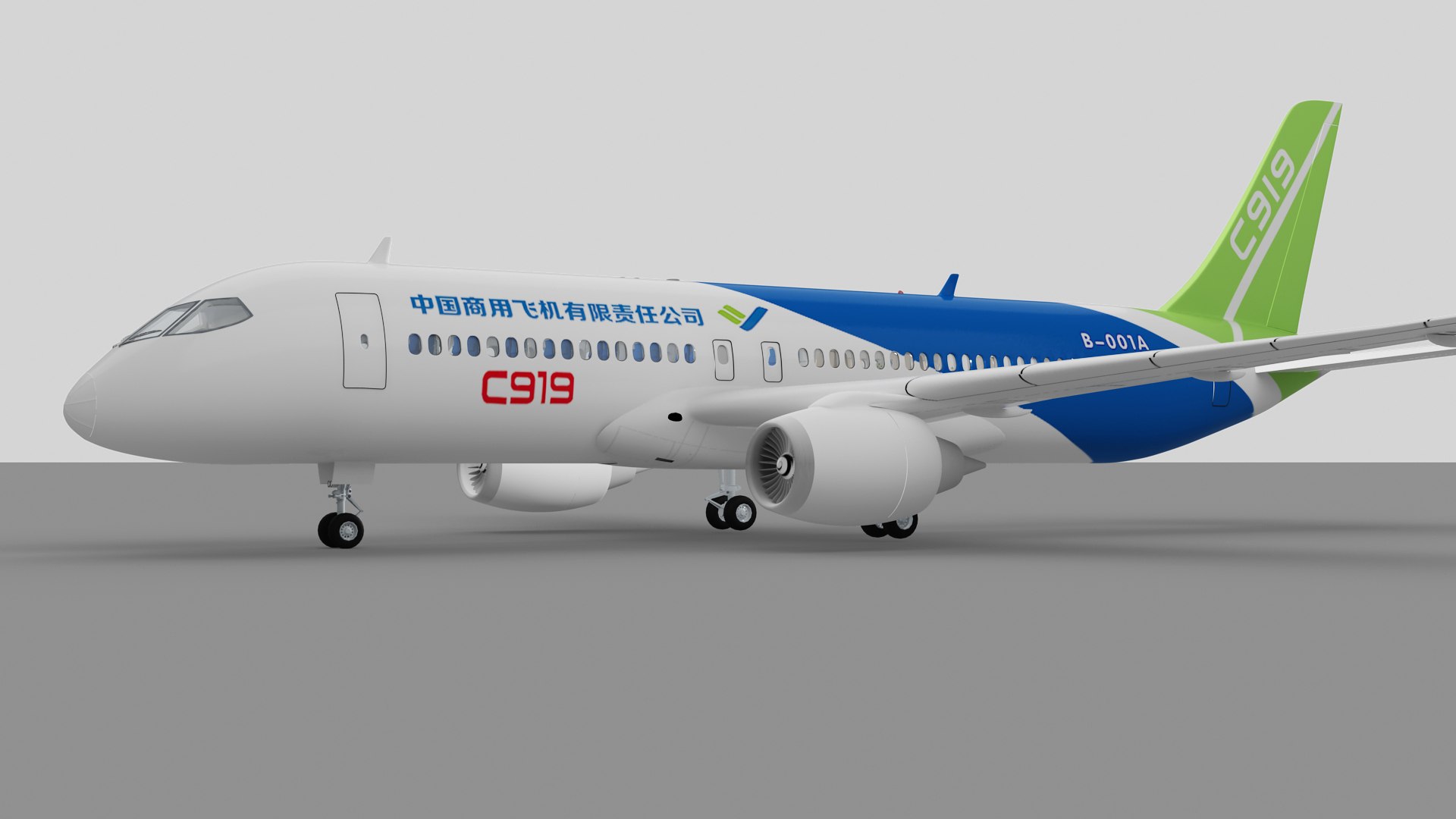 3D Model Comac C919 China - TurboSquid 1455661