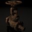 Old Rusted Valve 3d Model