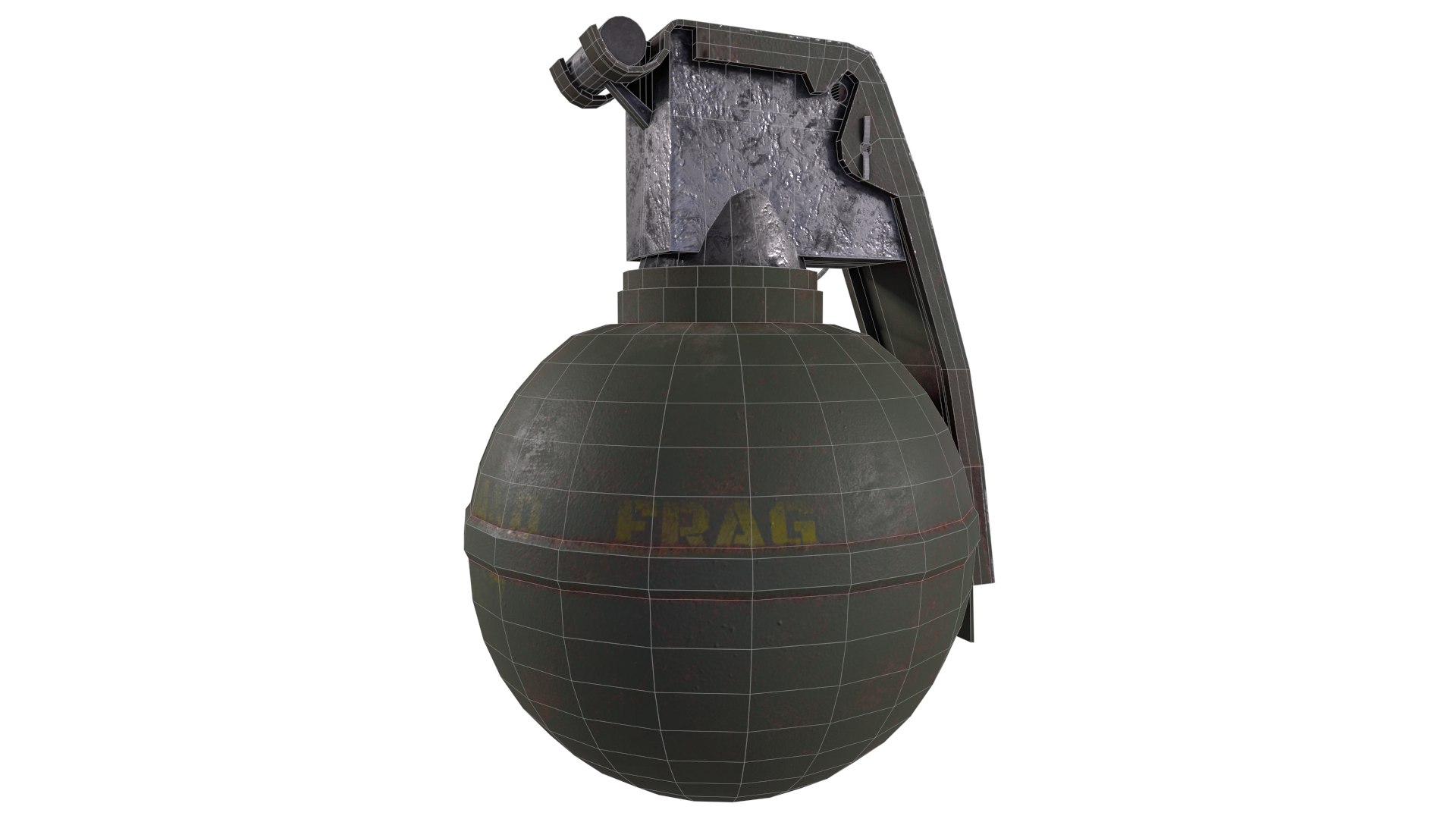 Frag Grenade Model - TurboSquid 1835381
