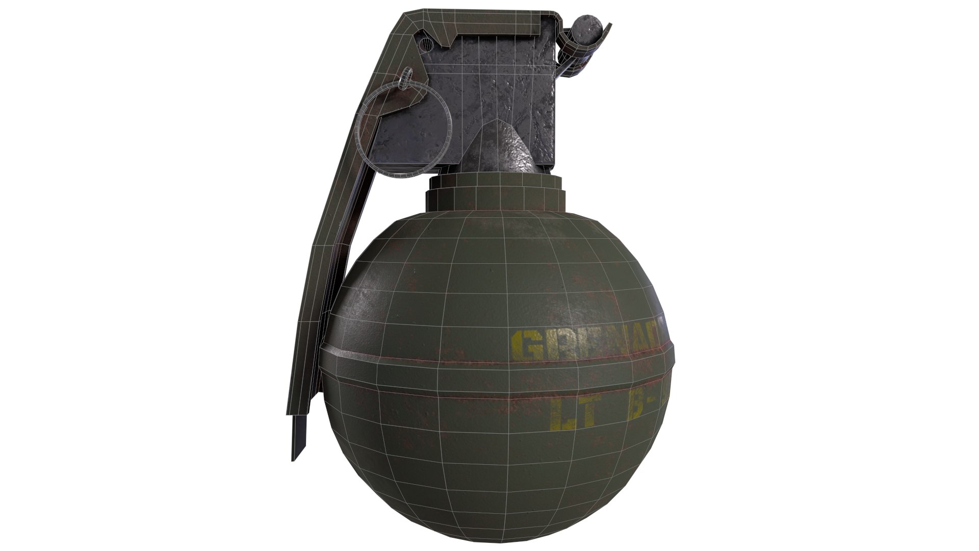 Frag Grenade Model - TurboSquid 1835381