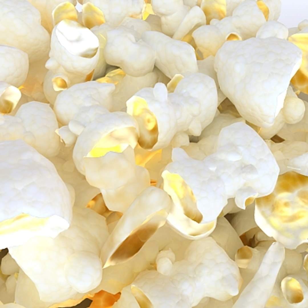3ds Max Def Popcon Box Popcorn
