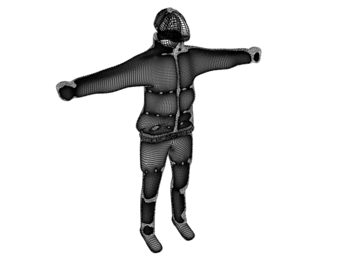 3ds Max Workman Character Worker